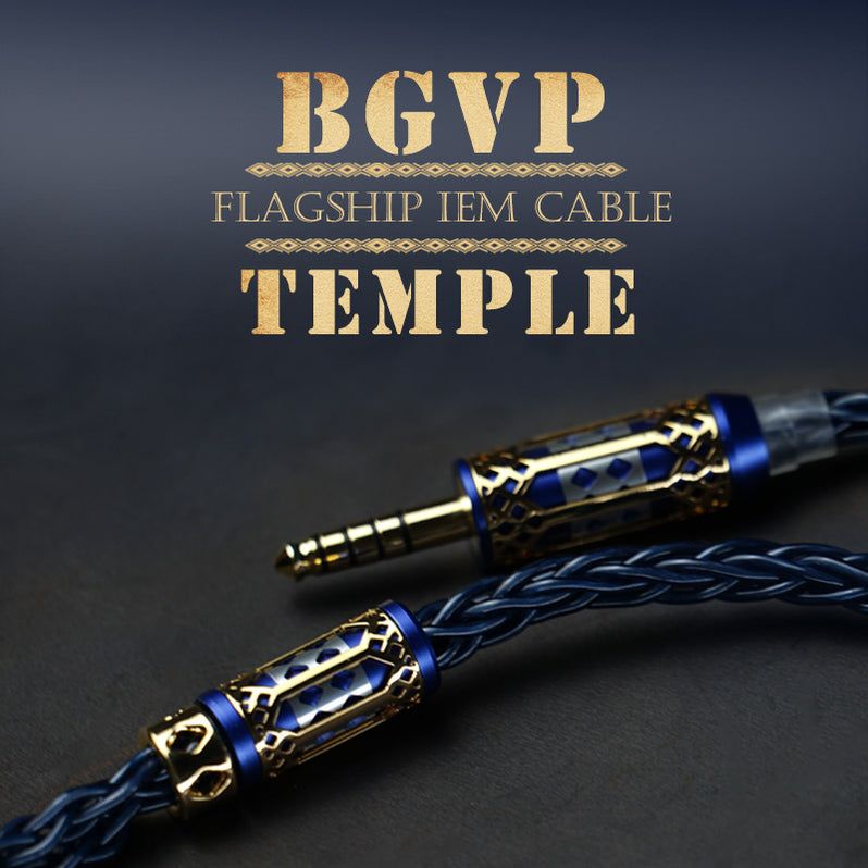 BGVP Solomon with BGVP Flagship Temple Cable — MusicTeck